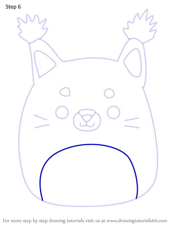 How to Draw Ferraz the Caracal Cat from Squishmallows (Squishmallows ...