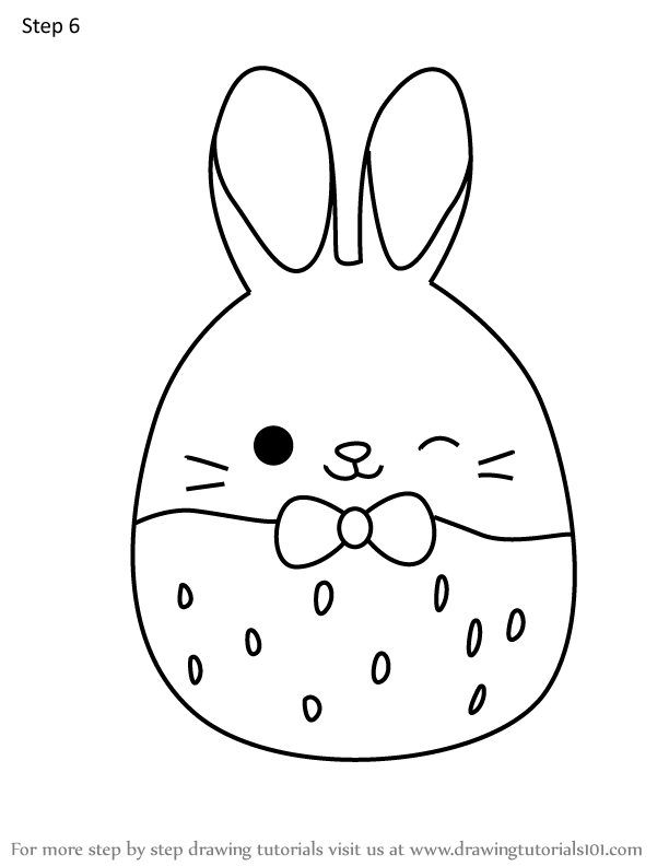 How to Draw Garda the Chocolate Bunny from Squishmallows (Squishmallows ...