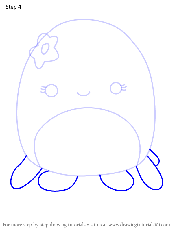 How to Draw MaryBeth the Octopus from Squishmallows (Squishmallows) Step by Step ...