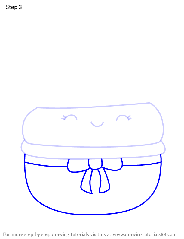 How to Draw Myla the Cupcake from Squishmallows (Squishmallows) Step by ...