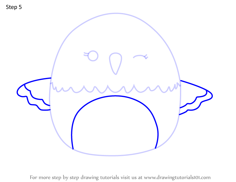 How to Draw Na'lma the Hummingbird from Squishmallows (Squishmallows ...