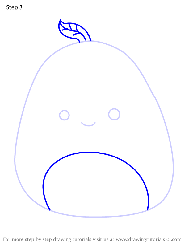 How to Draw Olexa the Pear from Squishmallows (Squishmallows) Step by ...