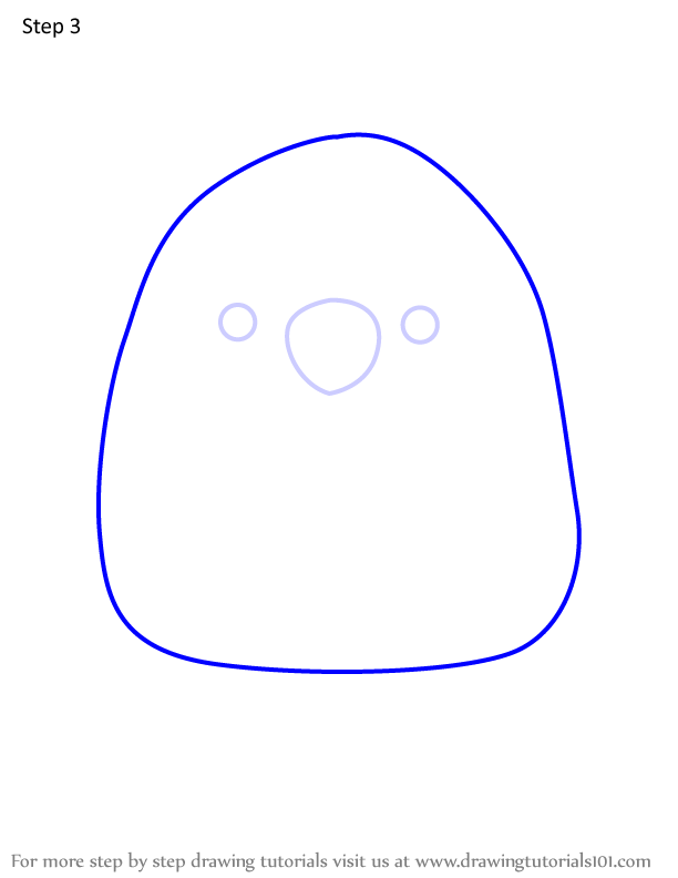 How to Draw Paco the Parrot from Squishmallows (Squishmallows) Step by ...