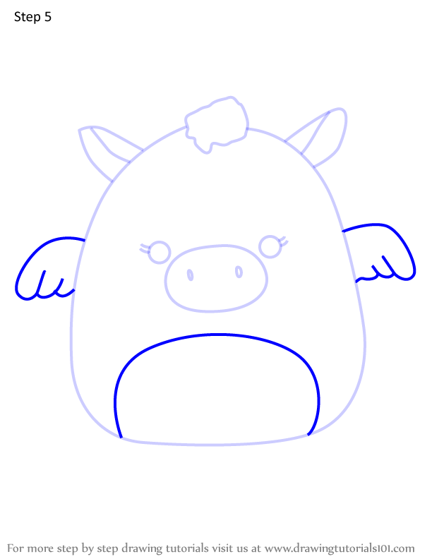 How to Draw Pandora the Pegasus from Squishmallows (Squishmallows) Step ...