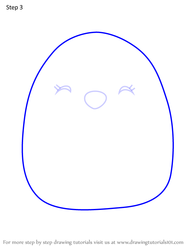 How to Draw Piper the Penguin from Squishmallows (Squishmallows) Step ...