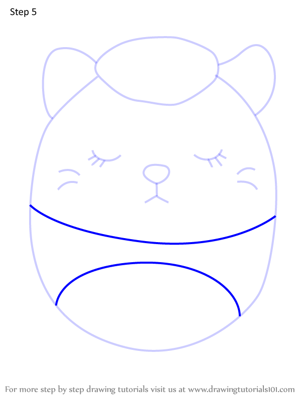 How to Draw Queller the Possum from Squishmallows (Squishmallows) Step by Step ...