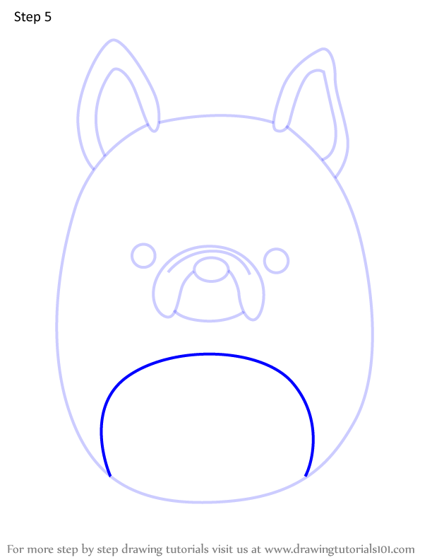 How to Draw Regz the French Bulldog from Squishmallows (Squishmallows ...