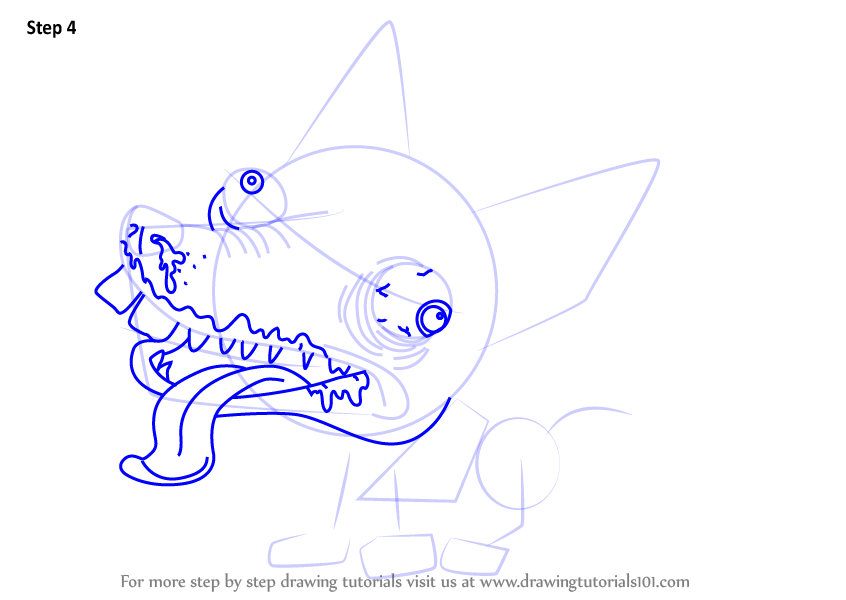 How to Draw Chinese Crusted from The Ugglys Pet Shop (The Ugglys Pet ...