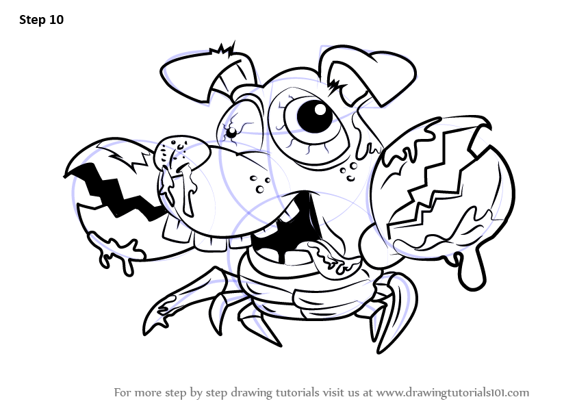 How to Draw Crabrador from The Ugglys Pet Shop (The Ugglys Pet Shop ...