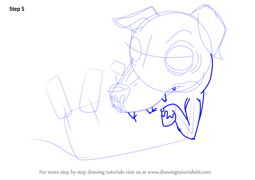 How to Draw Gruesome Grey Hound from The Ugglys Pet Shop (The Ugglys ...