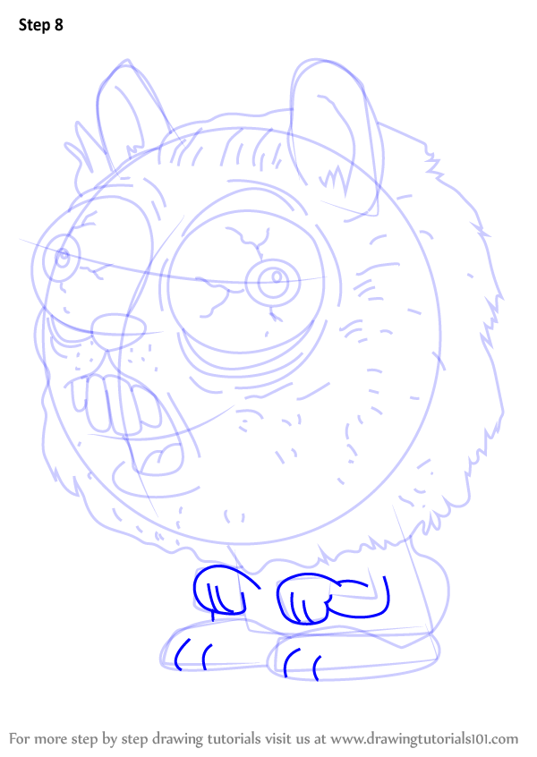 How to Draw Horrid Hamster from The Ugglys Pet Shop (The Ugglys Pet ...