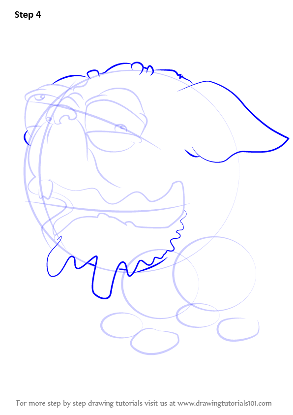 How to Draw Puggly from The Ugglys Pet Shop (The Ugglys Pet Shop) Step ...