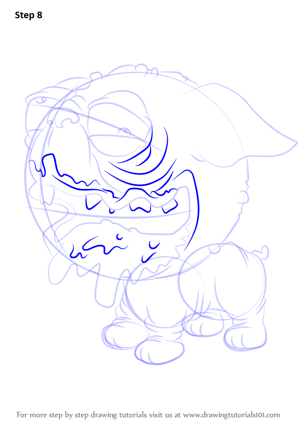 How to Draw Puggly from The Ugglys Pet Shop (The Ugglys Pet Shop) Step ...