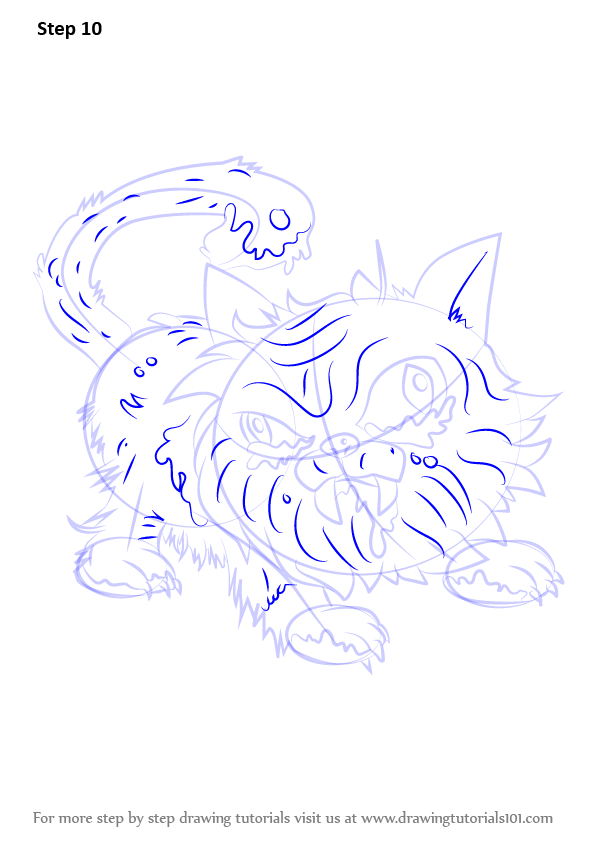 How to Draw Putrid Persian from The Ugglys Pet Shop (The Ugglys Pet ...