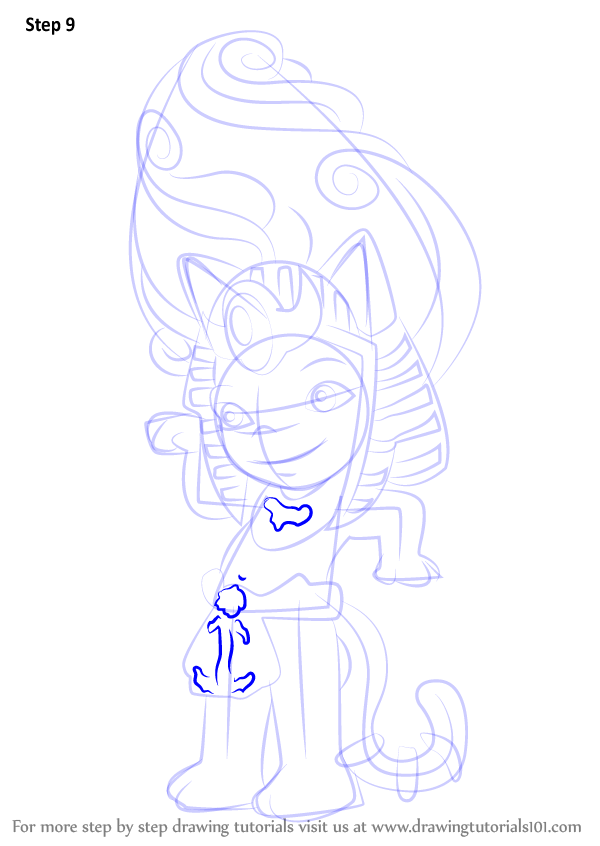 How to Draw Cleocat from The Zelfs (The Zelfs) Step by Step ...