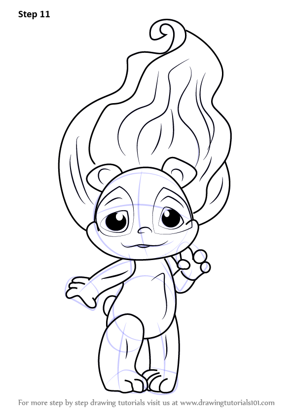 How to Draw Pandela from The Zelfs (The Zelfs) Step by Step ...