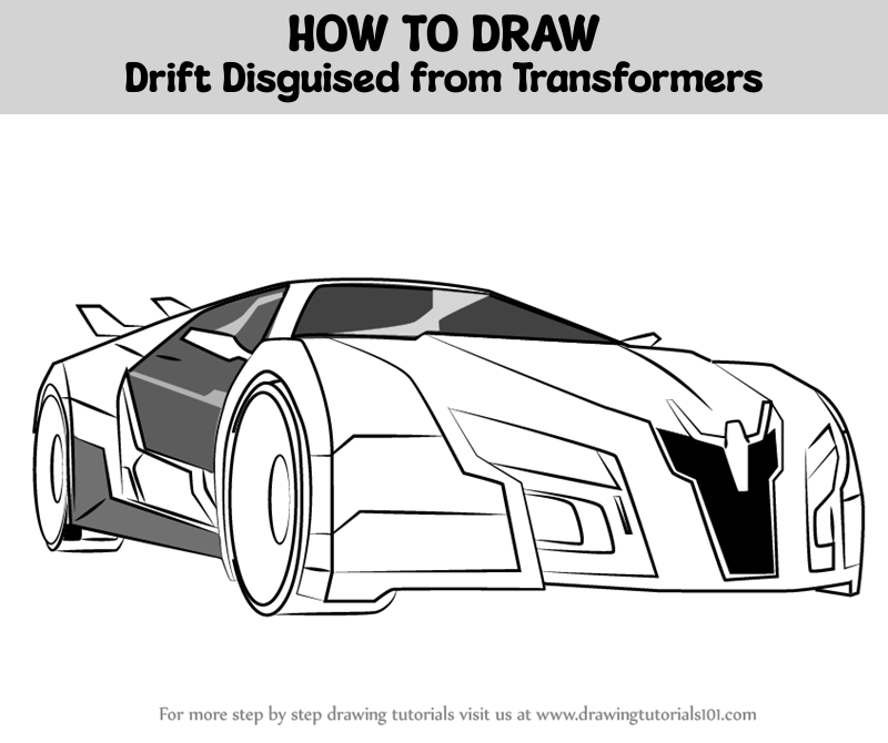 How to Draw Drift Disguised from Transformers (Transformers) Step by ...