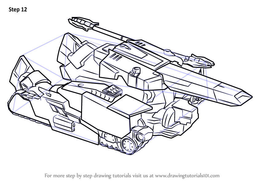How to Draw Megatronus Disguised from Transformers (Transformers) Step ...