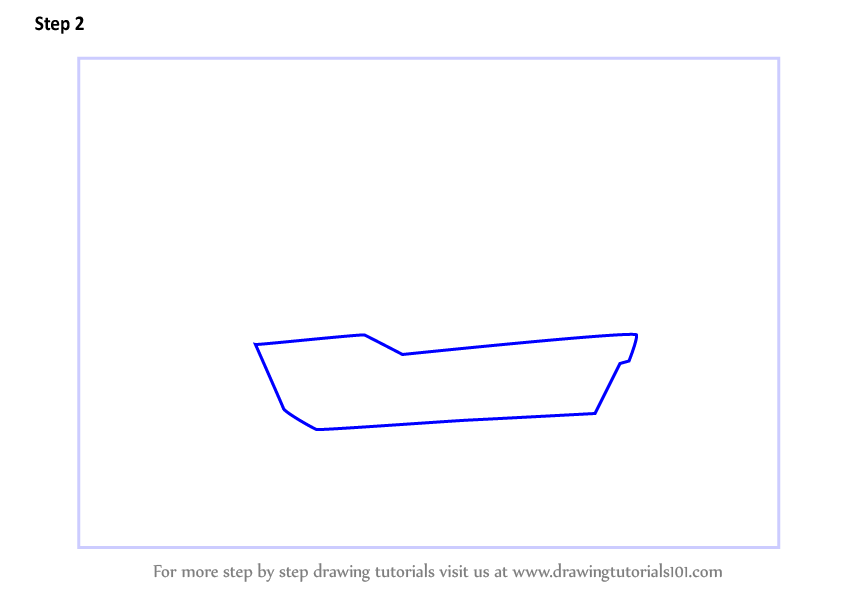 How to Draw Ship on Lake (Boats and Ships) Step by Step ...