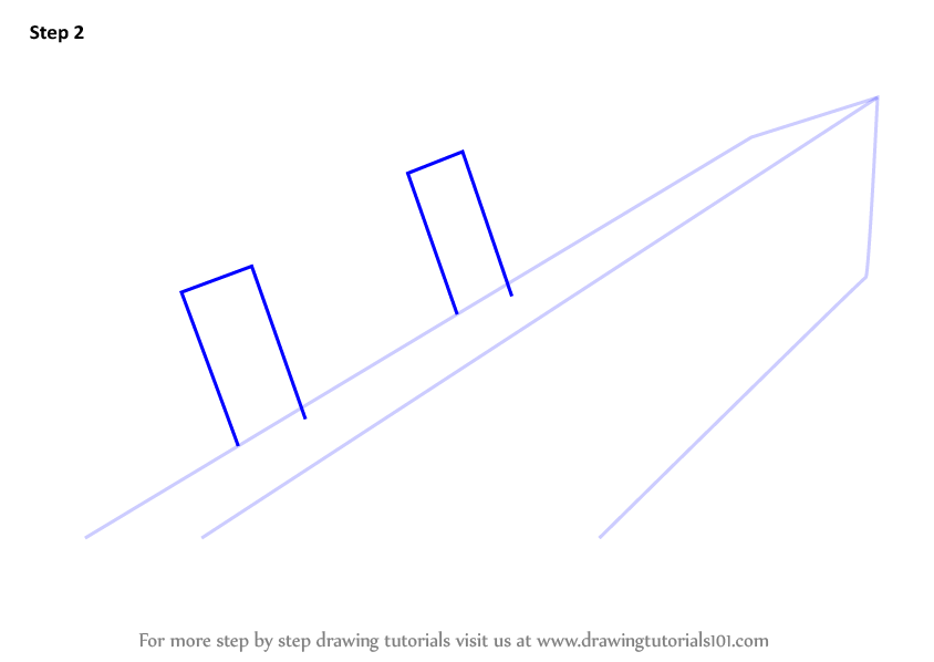 How to Draw Titanic Sinking (Boats and Ships) Step by Step ...