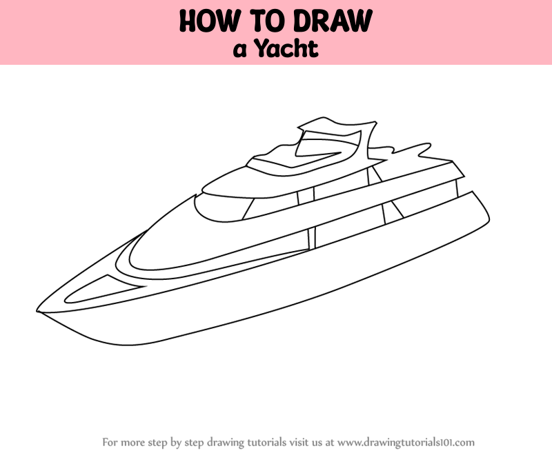 How To Draw A Super Yacht