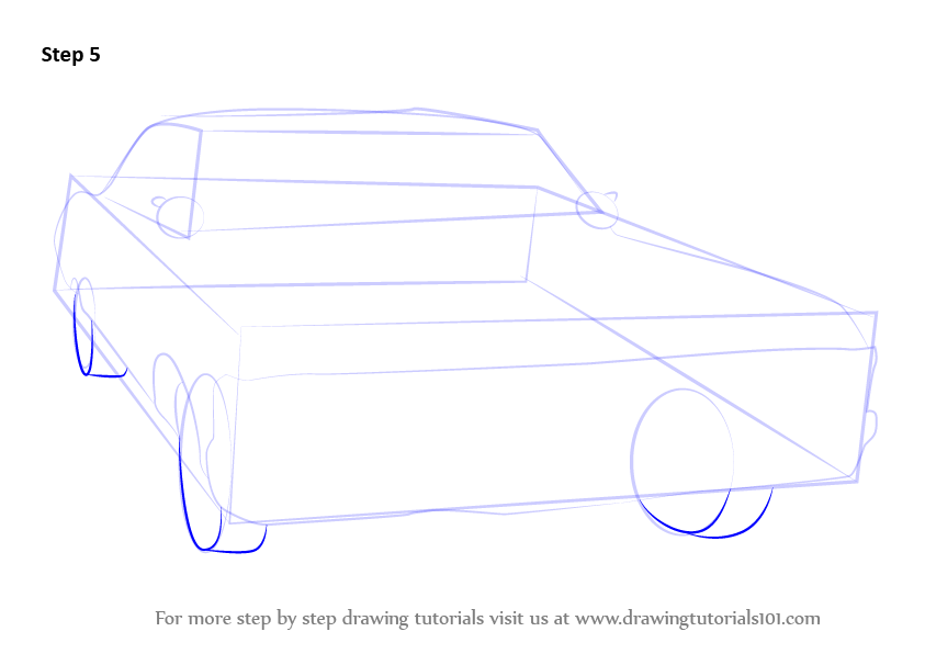 How to Draw a 1967 Chevy Impala (Cars) Step by Step ...