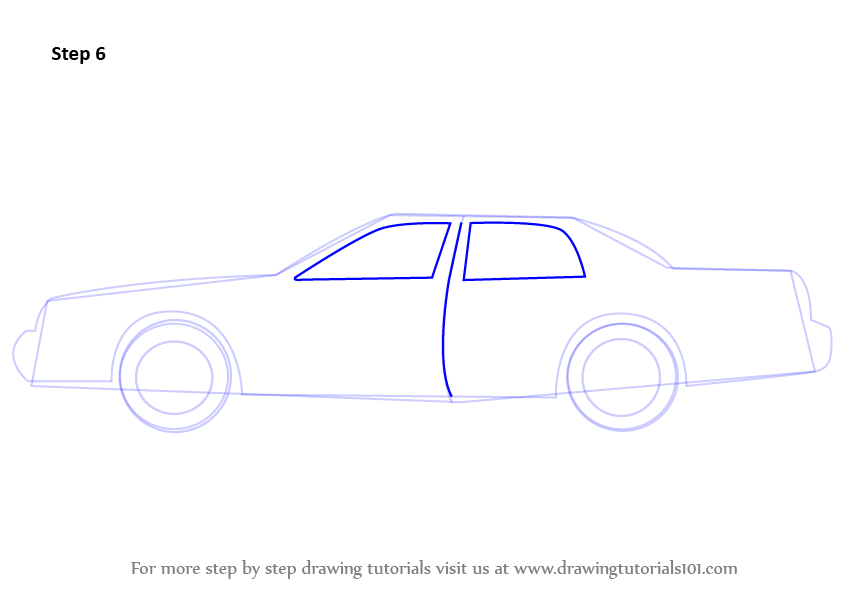 How to Draw Police Car Victoria (Police) Step by Step ...
