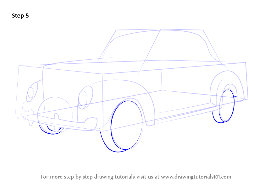 How to Draw 1940 Ford Deluxe (Vintage) Step by Step ...