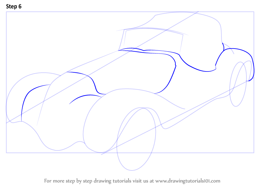 How to Draw Vintage BMW Roadster (Vintage) Step by Step ...