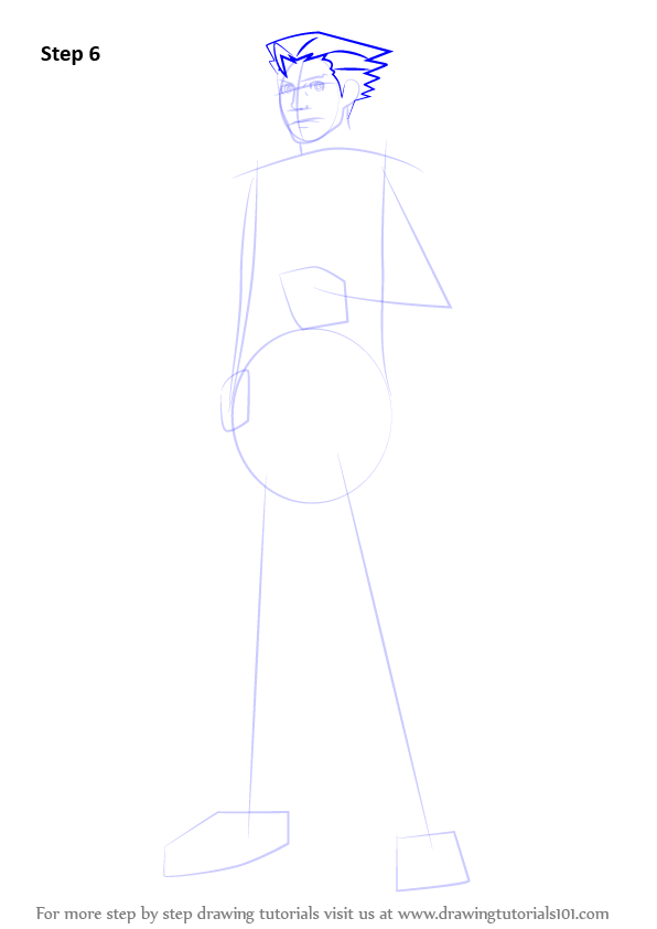 How to Draw Phoenix Wright from Ace Attorney (Ace Attorney) Step by ...