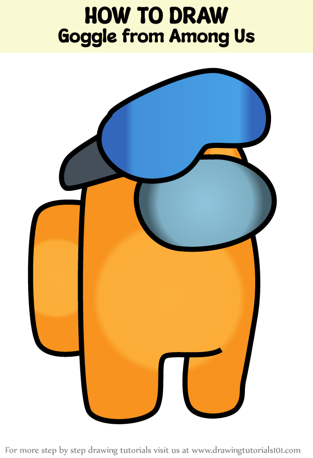 How to Draw Goggle from Among Us (Among Us) Step by Step ...
