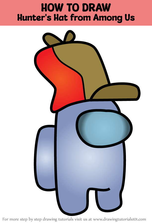 How to Draw Hunter's Hat from Among Us (Among Us) Step by Step ...