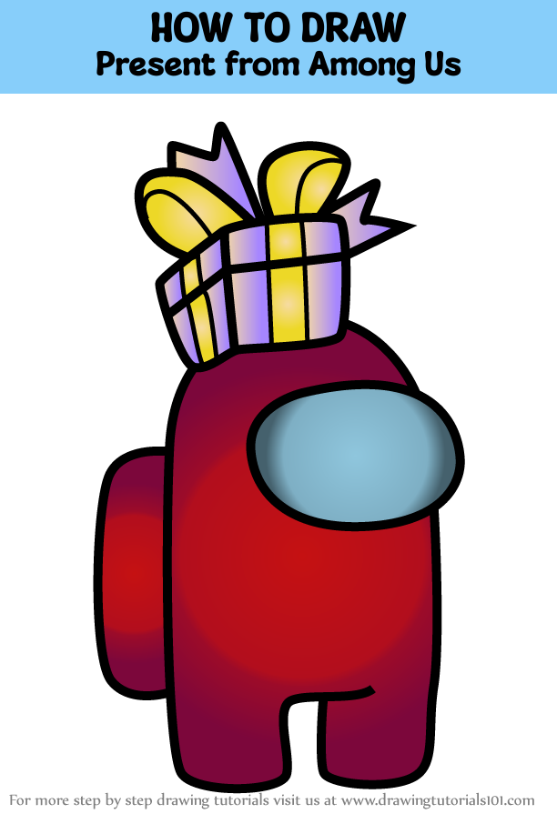 How to Draw Present from Among Us (Among Us) Step by Step ...