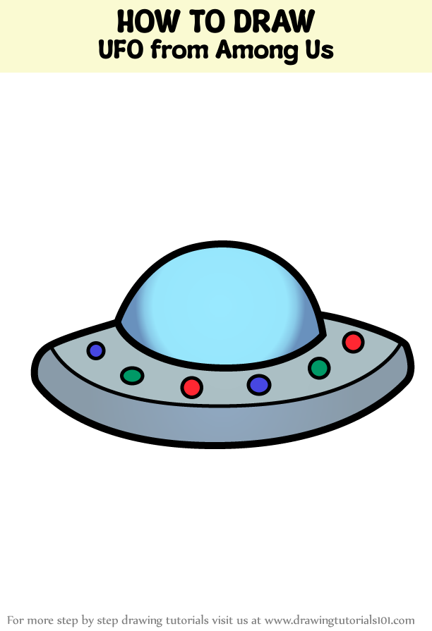 How to Draw UFO from Among Us (Among Us) Step by Step ...