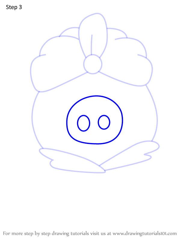 How to Draw Genie Pig from Angry Birds Pigs (Angry Birds Pigs) Step by ...