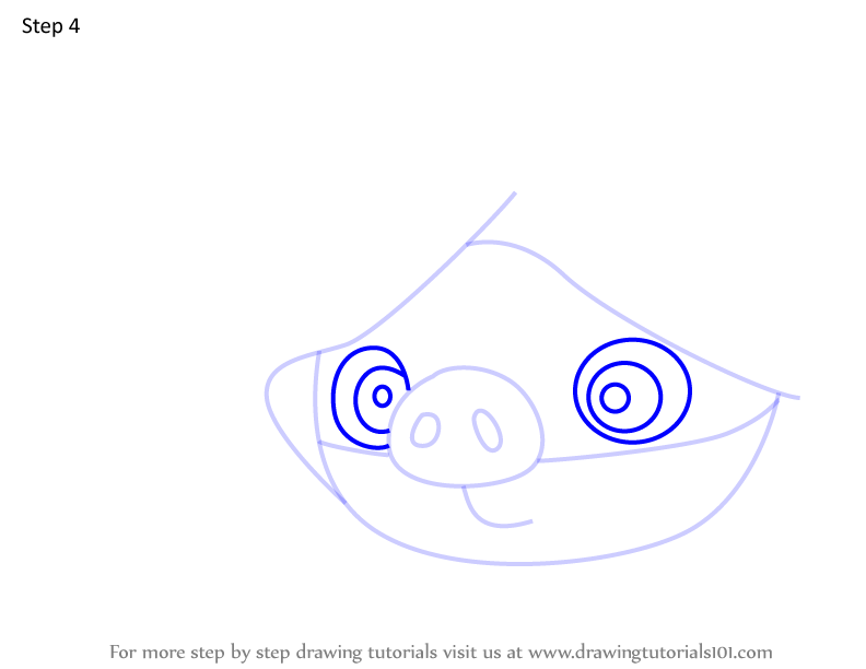 How to Draw Monty from Angry Birds Pigs (Angry Birds Pigs) Step by Step ...