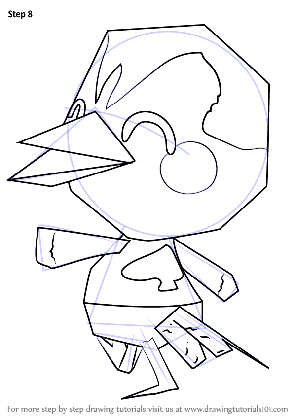 How to Draw Ace from Animal Crossing (Animal Crossing) Step by Step ...