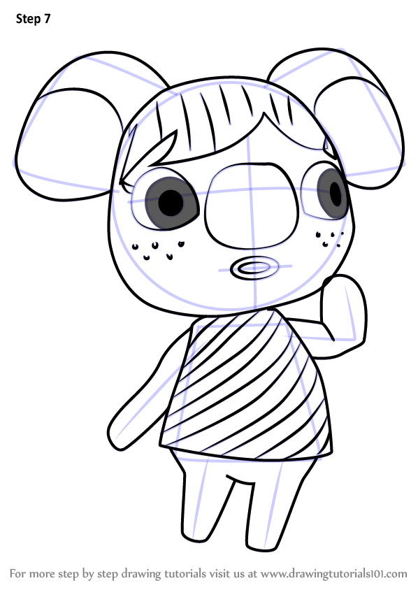 How to Draw Alice from Animal Crossing (Animal Crossing) Step by Step ...