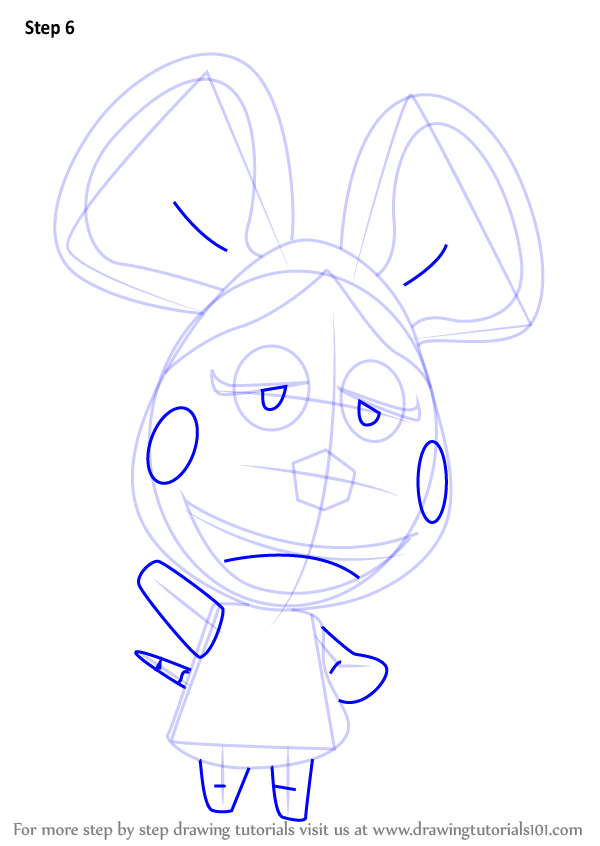 How to Draw Anicotti from Animal Crossing (Animal Crossing) Step by ...