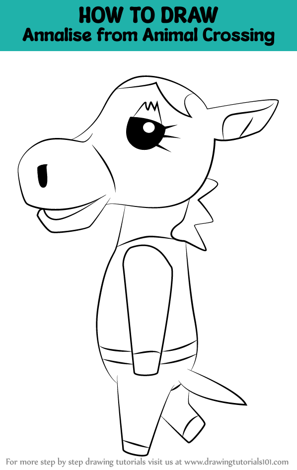 How to Draw Annalise from Animal Crossing (Animal Crossing) Step by ...