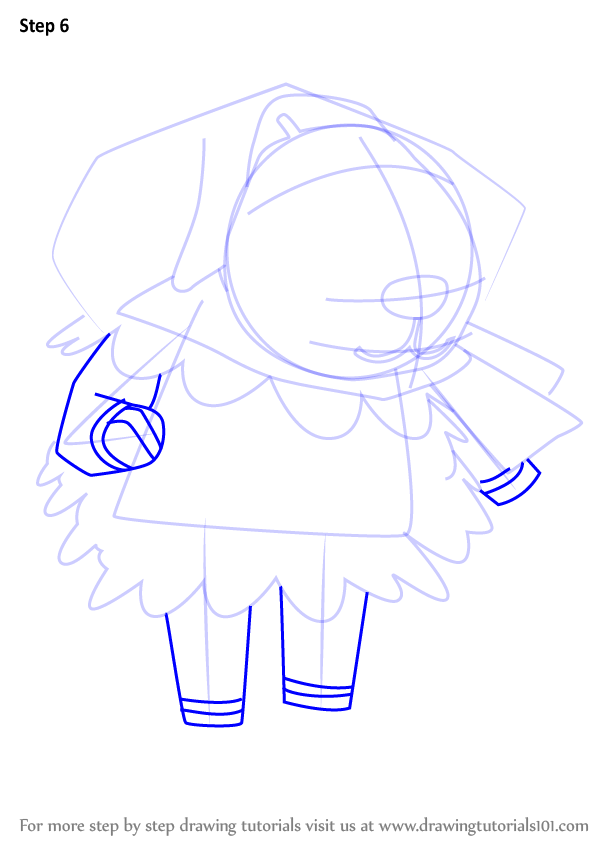 How to Draw Baabara from Animal Crossing (Animal Crossing) Step by Step ...
