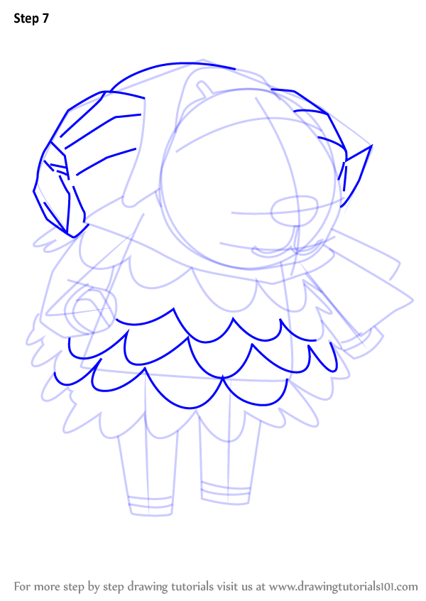 How to Draw Baabara from Animal Crossing (Animal Crossing) Step by Step ...