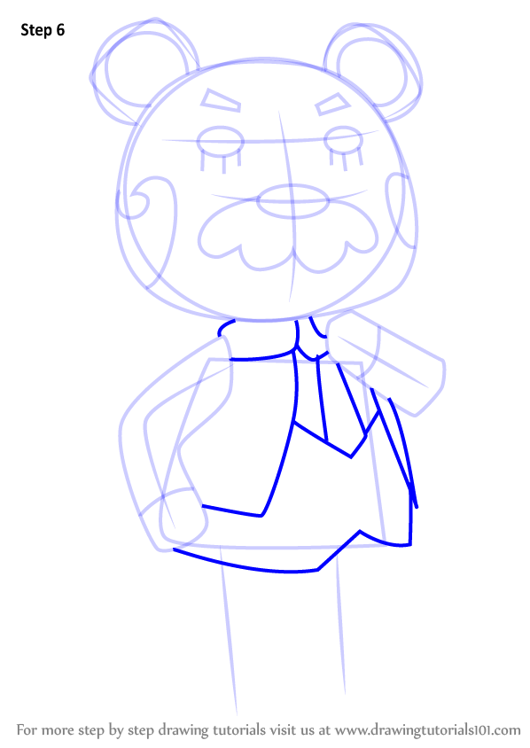 How to Draw Beardo from Animal Crossing (Animal Crossing) Step by Step ...