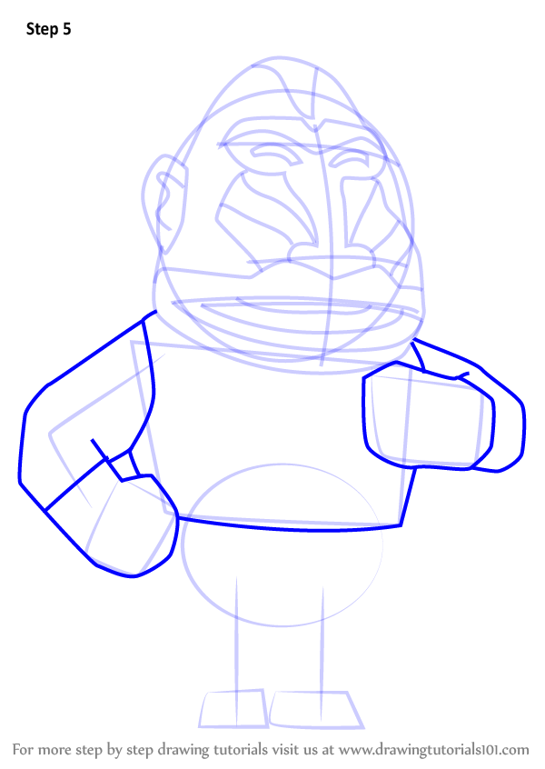 How to Draw Boone from Animal Crossing (Animal Crossing) Step by Step ...