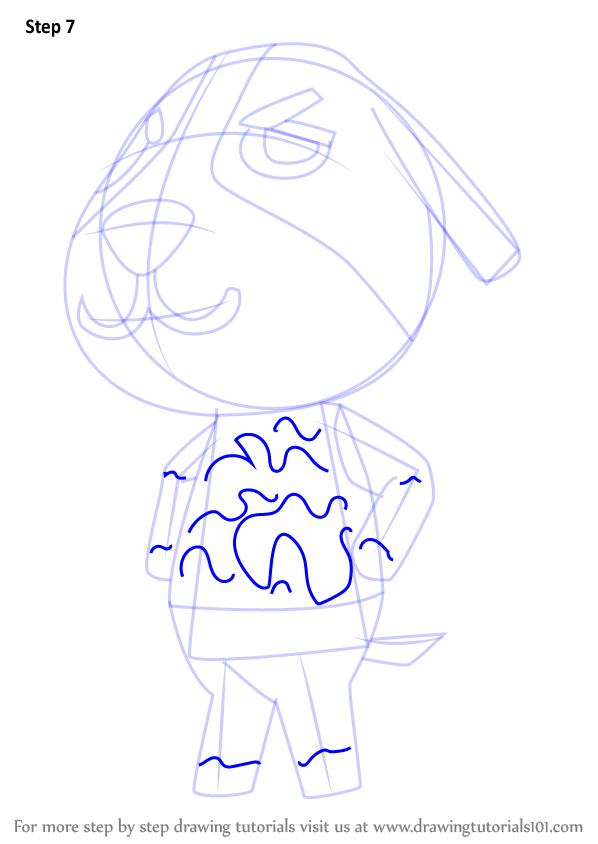 How to Draw Butch from Animal Crossing (Animal Crossing) Step by Step ...