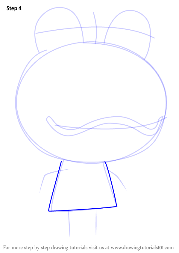 How to Draw Camofrog from Animal Crossing (Animal Crossing) Step by ...