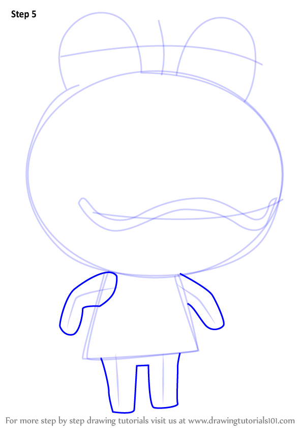 How to Draw Camofrog from Animal Crossing (Animal Crossing) Step by ...