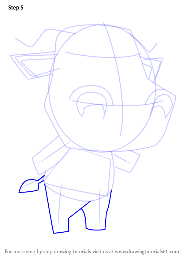 How to Draw Chuck from Animal Crossing (Animal Crossing) Step by Step ...