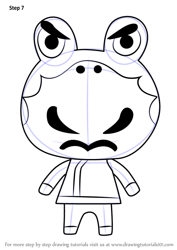 How to Draw Croque from Animal Crossing (Animal Crossing) Step by Step ...