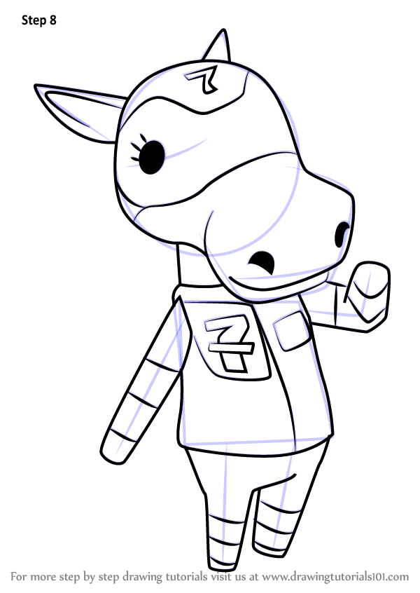 How to Draw Filly from Animal Crossing (Animal Crossing) Step by Step ...